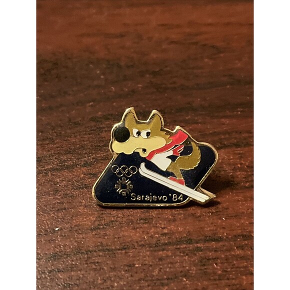 Accessories | 1984 Sarajevo Winter Olympics Vucko Wolf Mascot Lapel Hat ...